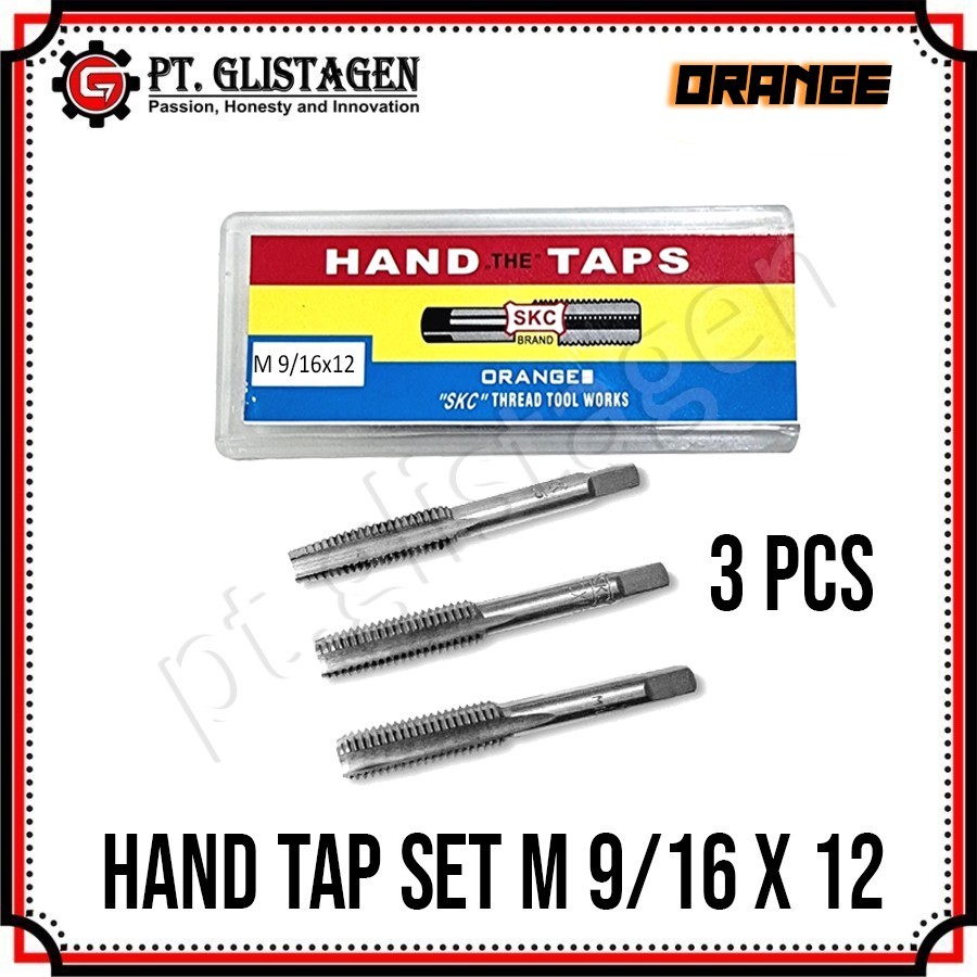 MATA Skc Orange Hand Tap M 9/16x12 Eyes Hand Taps Screw Drill Maker ...