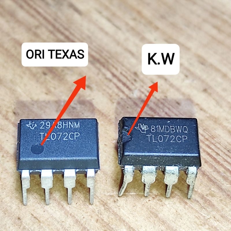 Tl072 ORI TEXAS IC Dual OpAmp TL 072 TL072CP JRC072 OP AMP Alternative ...