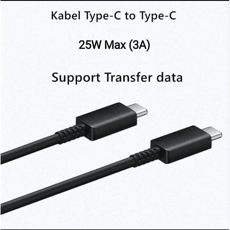 Samsung USB-C TO C 3A MAX CABLE SUPER FASTCHARGING 2.0 ORIGINAL DATA ...