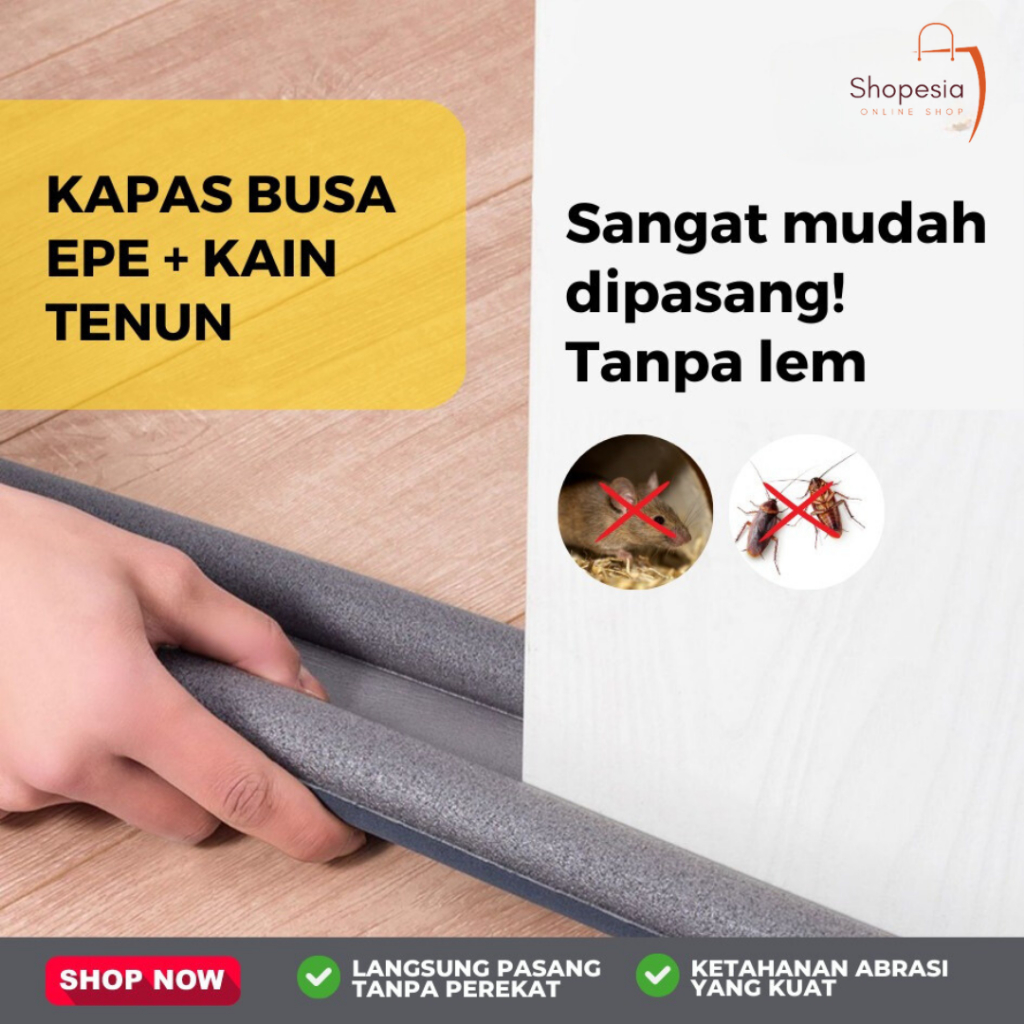 Door Bottom Gap Cover | Door Bottom Cover Foam | Cockroach Insect Wind ...