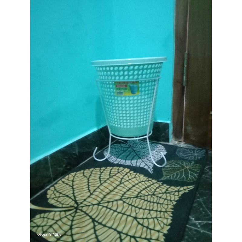 Trash can rack/standing trash can/multipurpose rack | Shopee Malaysia