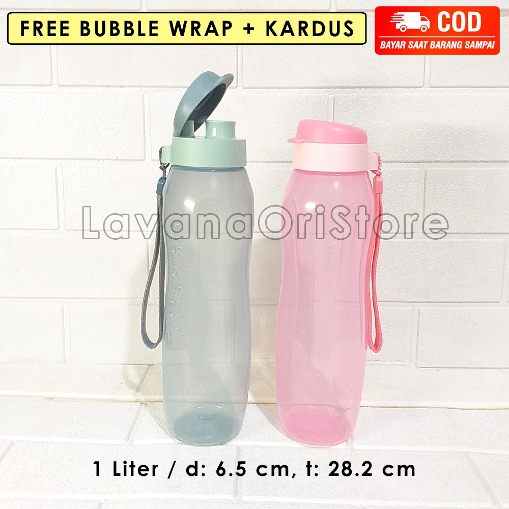 Eco Bottle 1 Liter Tupperware Drinking Bottle | Shopee Malaysia