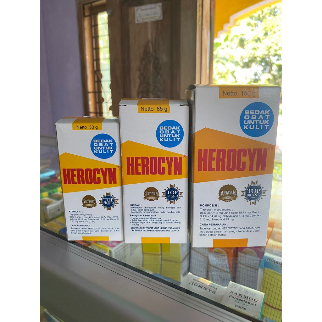 Herocyn Powder For Skin 150g/85g/50g | Shopee Malaysia