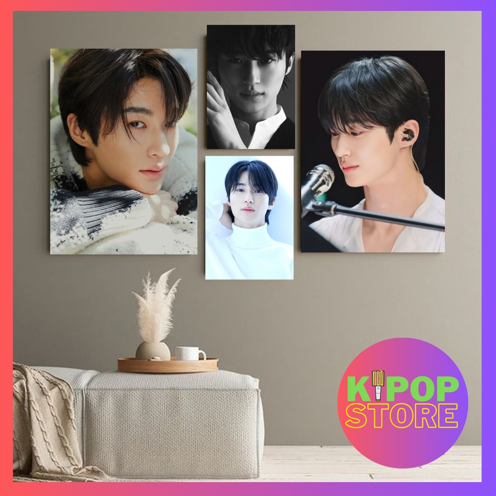 HIASAN DINDING KAYU Ks Byeon Woo Seok Wooden Poster Korean Drama Actor Room Wall Decoration I K ...