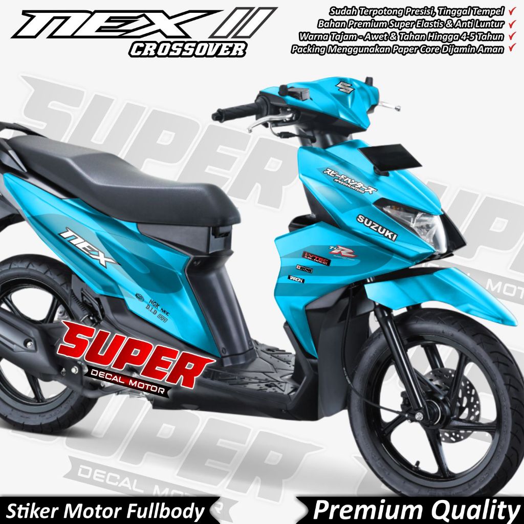 Suzuki NEX 2 Decal Sticker Full Body Variations Of The Concept Of The ...
