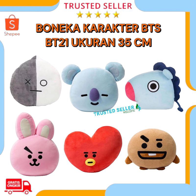 Algan25 BTS Character Doll BT21 CHOOKY TATA KOYA MANG VAN SHOOKY CHIMMY ...