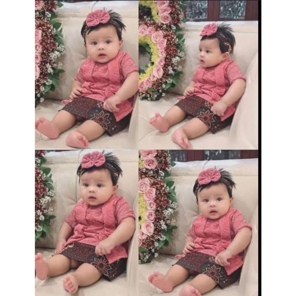 Kebaya For Newborn Baby Children 0 Months - 5 Years Kebaya Tille Siten ...