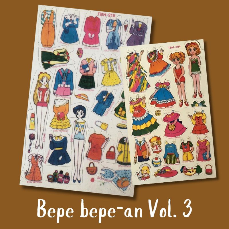 BP BP AN BEPE BEPE AN OLD SCHOOL PAPER TOY VOL.3 | Shopee Malaysia