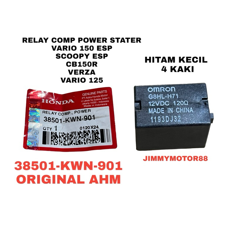 Relay COMP POWER STATER VARIO 150 ESP SCOOPY ESP VERZA CBR150R VARIO ...