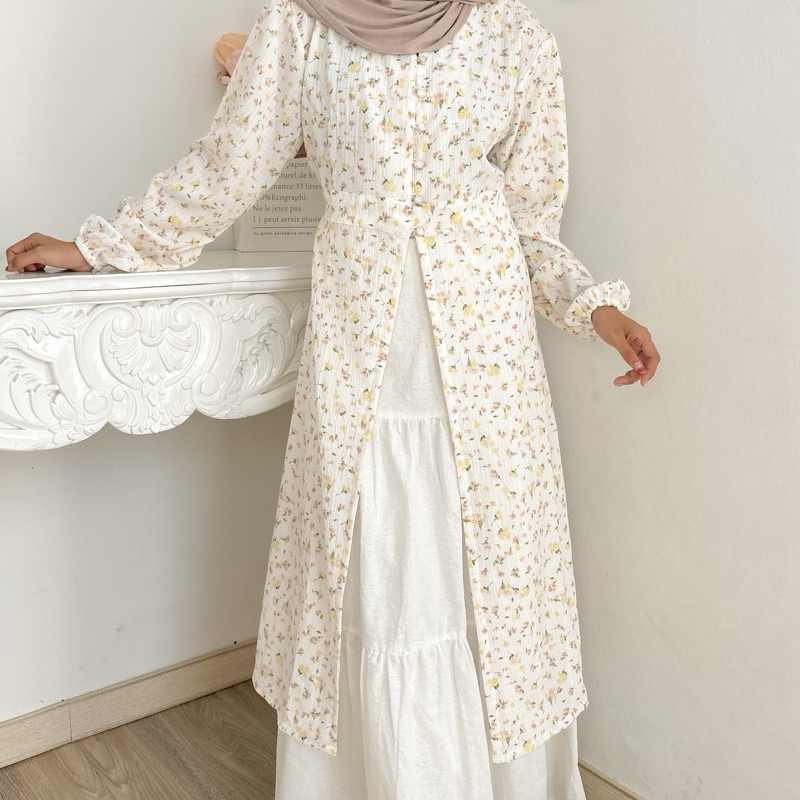 Ghamara • SHOYA MOTIF TUNIC | Floral blouse | Floral top | Eid outfit ...