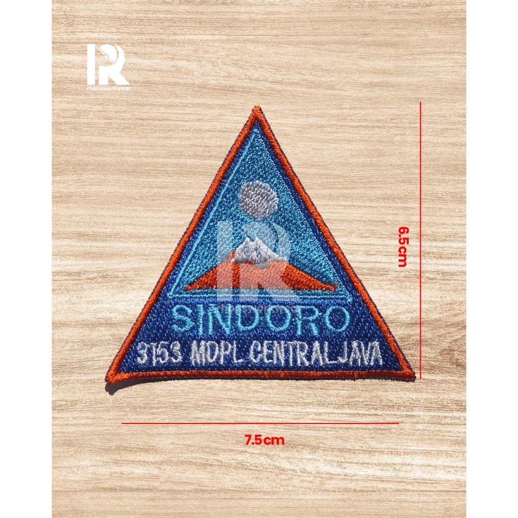 Sindoro MOUNTAIN LOGO BORDER, Embroidery Emblem/patch - Rhons Vendor ...