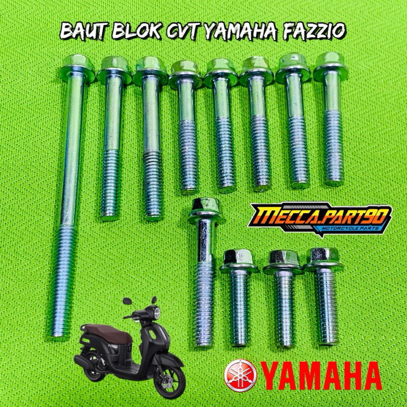 Yamaha Fazzio 125 2022 2023 2024 CVT Block Body Bolts | Shopee Malaysia