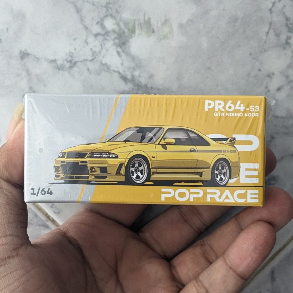 Pop Race PR64-53 Nissan Skyline R33 400R Prototype Yellow | Shopee Malaysia