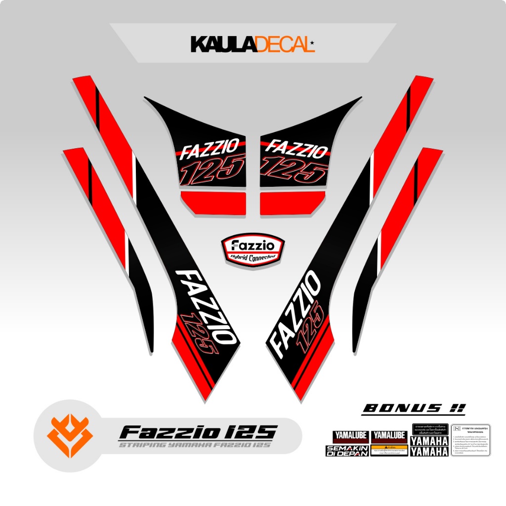 Fazzio STRIPING / FAZZIO STICKER / 5 MOTIF / FAZIO / FAZZIO STICKER ...