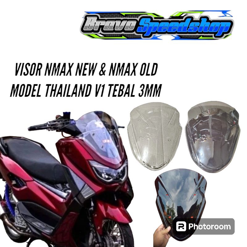 Thai v1 yamaha Nmax New & Nmax Old model variation Visor, full acrylic ...