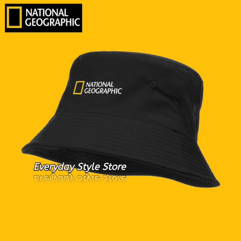 Nationa Geographic Bucket Hat - Casual Outdoor Adventure Camping Bucket ...