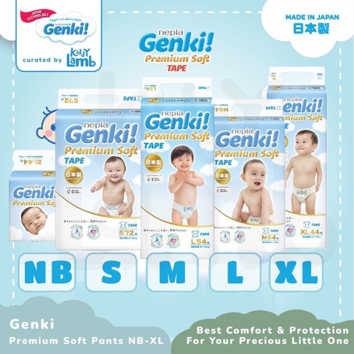 Special! All SIZE NEPIA Genki - Genki Baby Diapers | Shopee Malaysia