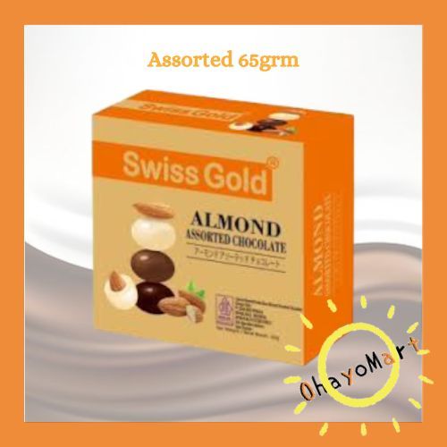Swiss gold almond Assorted chocolate/chocolate Assorted Flavors Filled ...