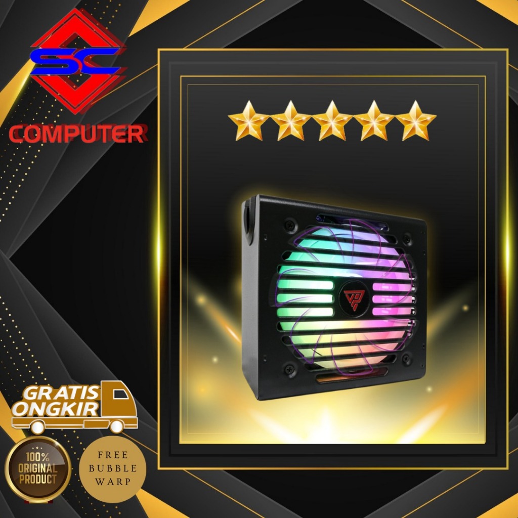 Psu VARRO PRIME EZMAX 500W RGB 80+ / POWER SUPPLY 500W / PSU 500W ...