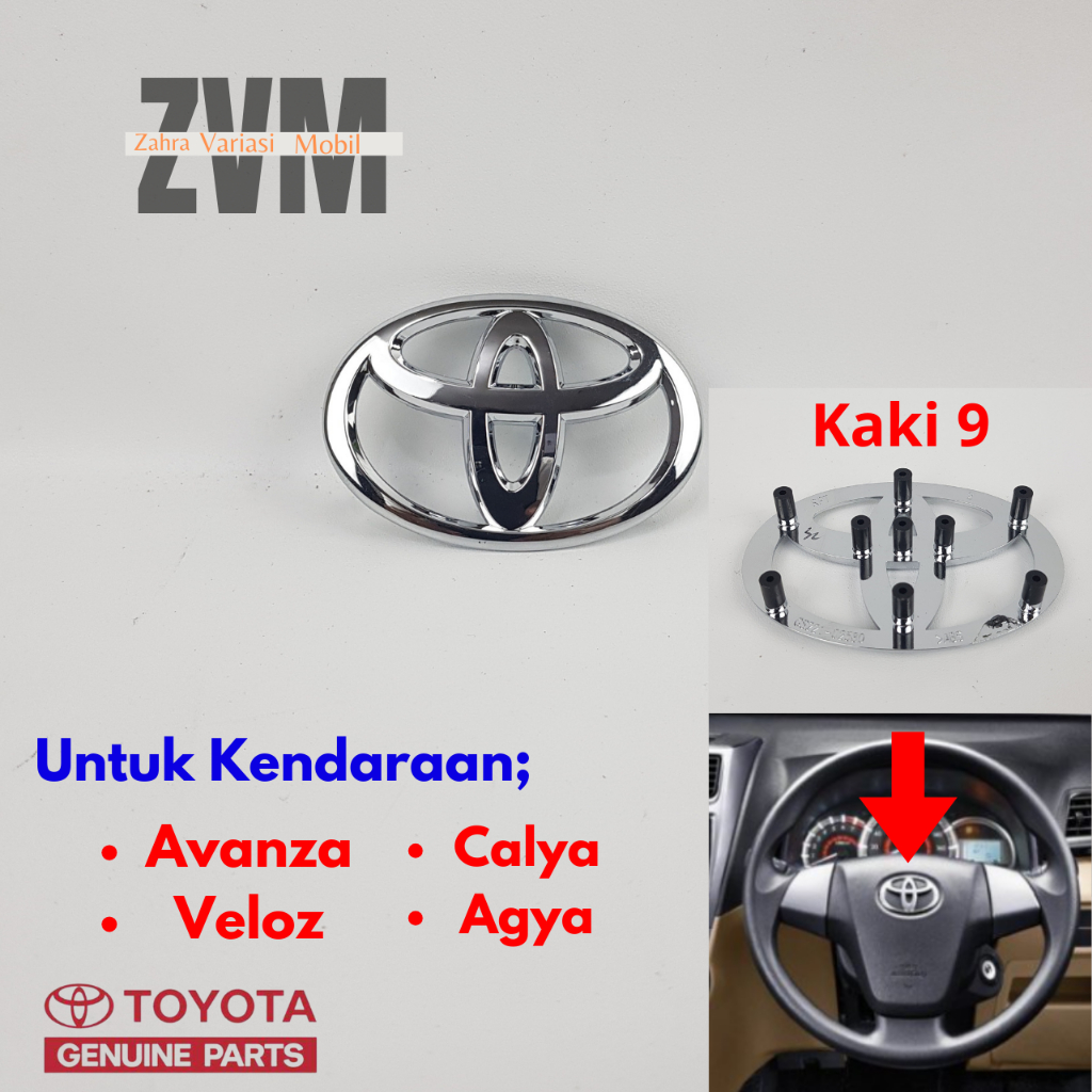 Original Toyota Avanza Agya Calya Yaris Vios Rush veloz Steering Wheel ...