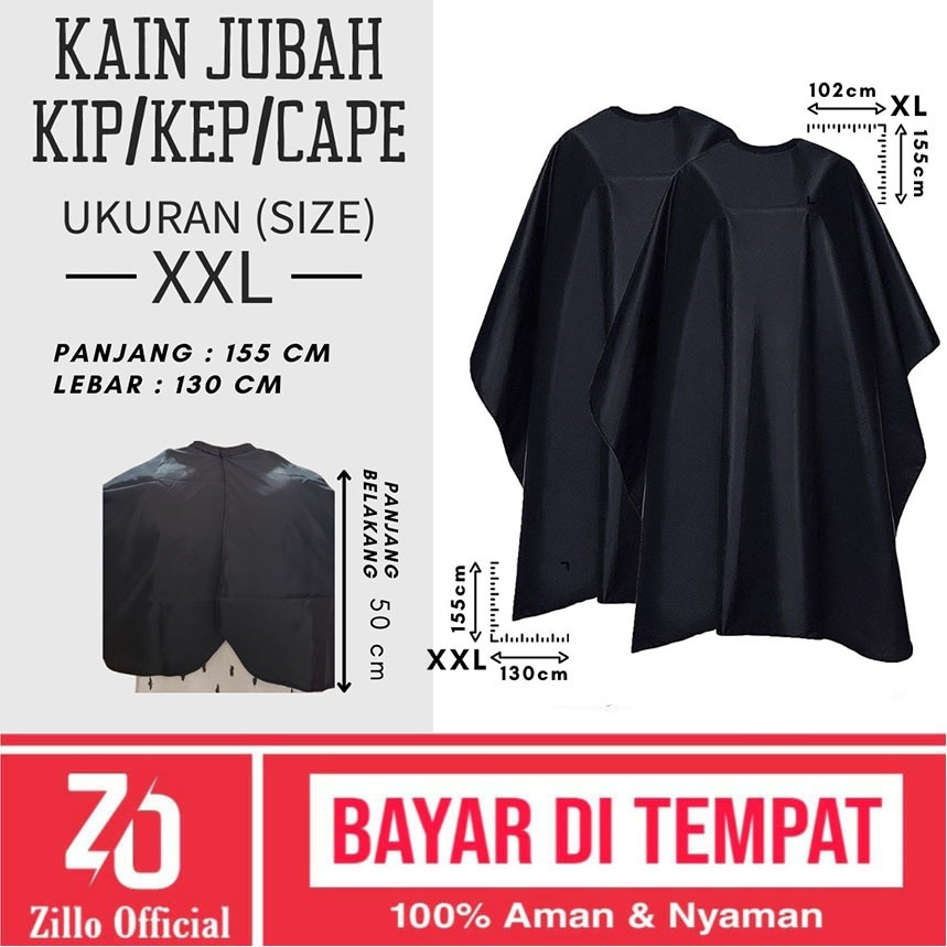 Zillo Kip Cloth Shaving Cloak Size L XL XXL Cut Haircut Cloth Plain ...