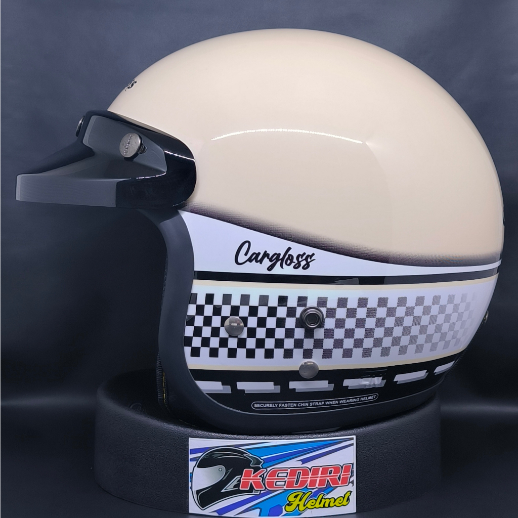 Original Cargloss CFM Chessis Motif Helmet | Shopee Malaysia