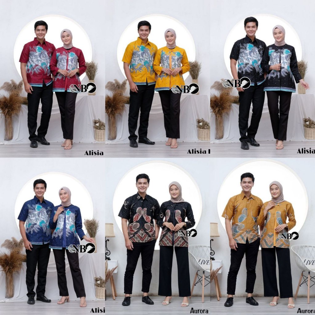 Batik couple batik Uniform batik Blouse modern batik original batik ...