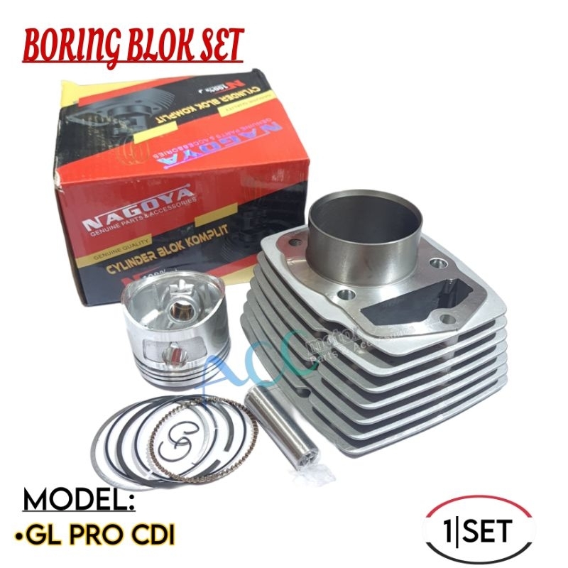 Boring Block Piston Complete GL PRO CDI NAGOYA HIGH QUALITY | Shopee ...