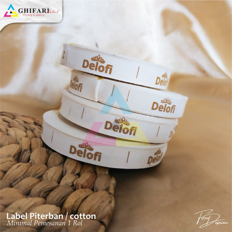 250 pcs soft piterban, cotton labels, twilltape labels, hijab labels ...