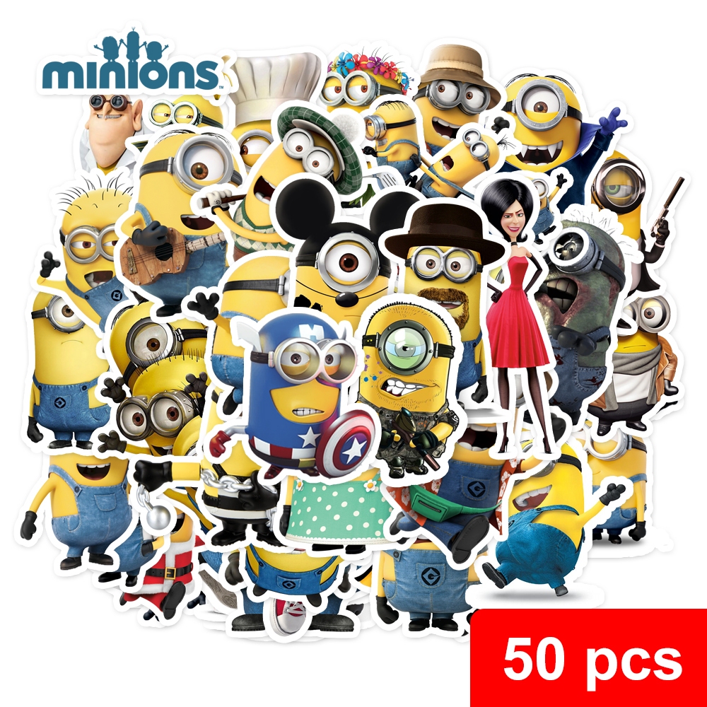 Despicable me Sticker I minion Sticker I Cute Water canti Sticker ...