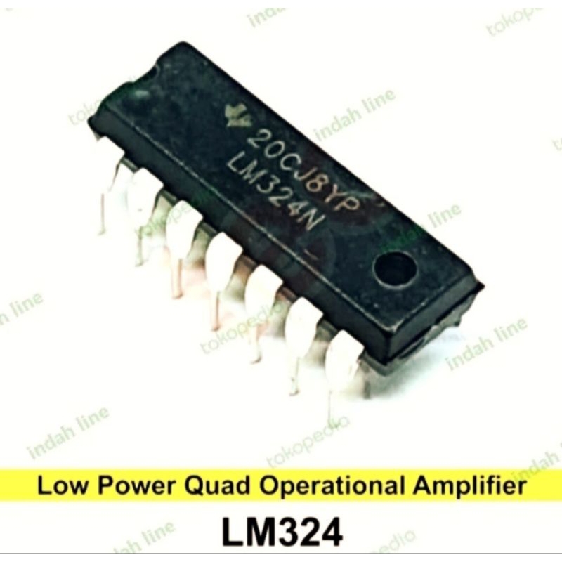 Lm 324 Lm324N LM324 Low Power Quad Operational Amplifier | Shopee Malaysia