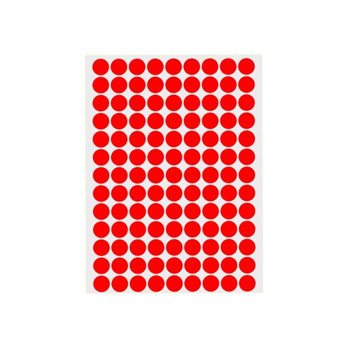 High Alert Stickers | Lasa Stickers Diameter 1cm contains 260 pcs per ...