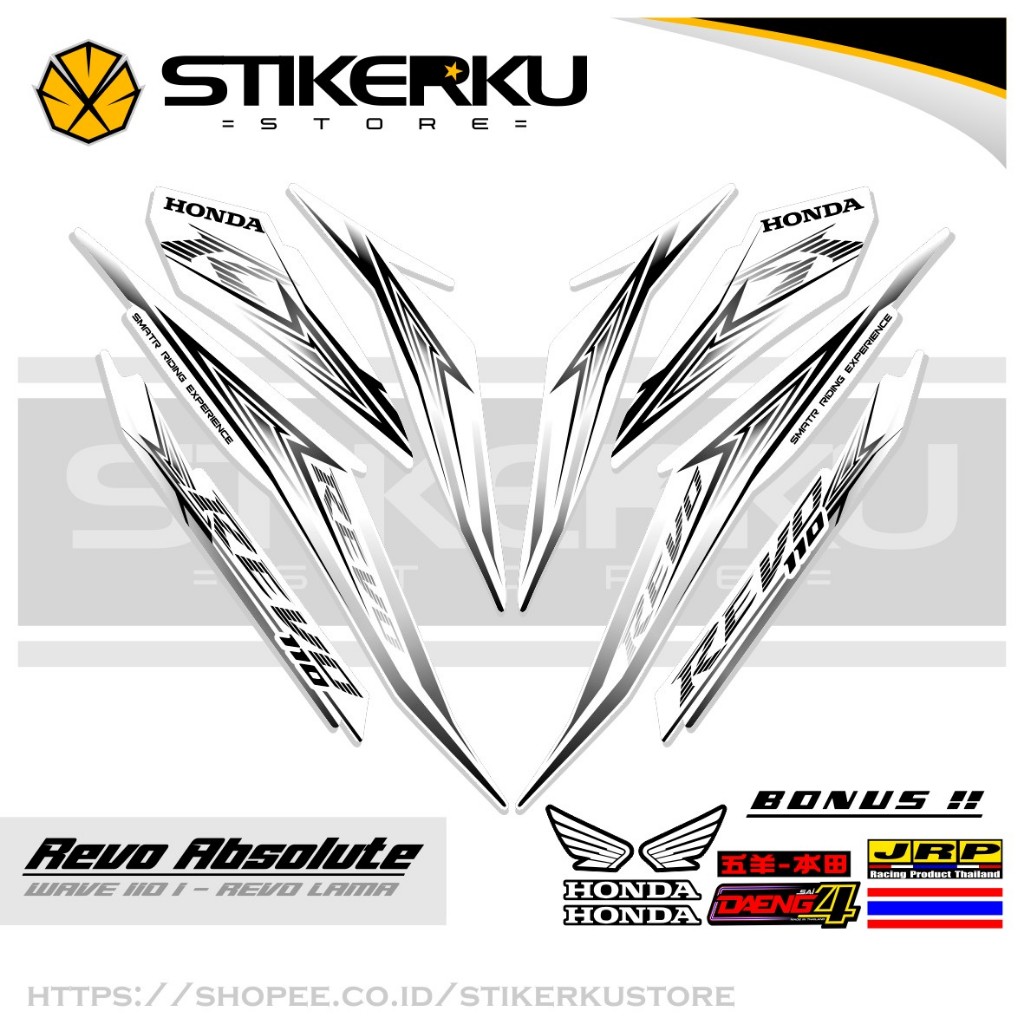 Striping ABSOLUTE REVO 110 CW MOTIF 113/STICKER ABSOLUTE REVO 110 ...