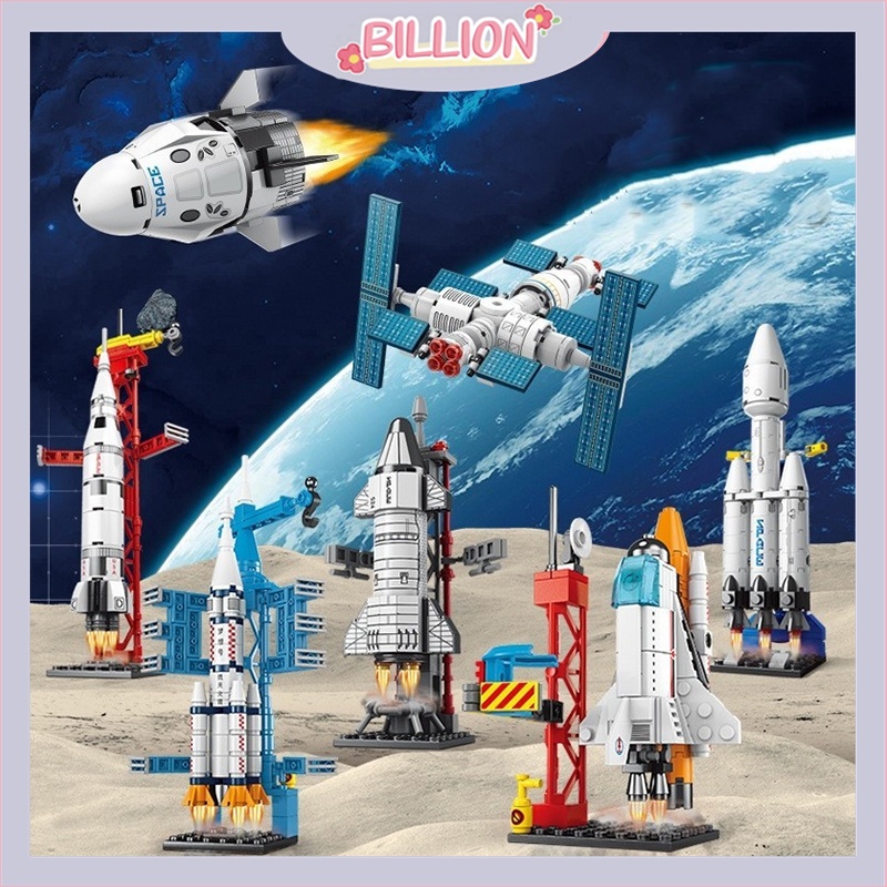 Billion Mini Space Rocket Toy Building Blocks Nano Building Brick ...