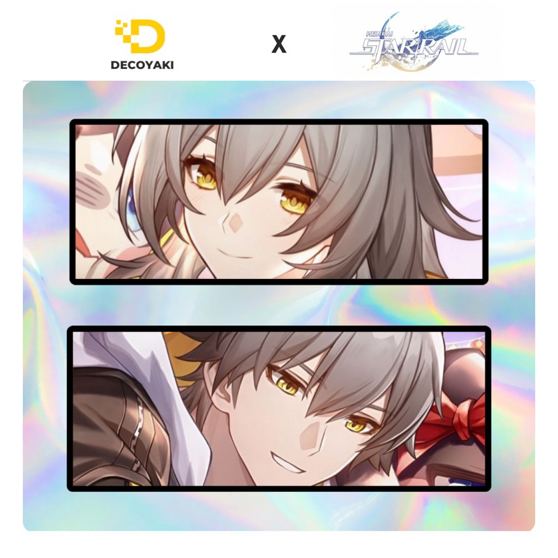 Caelus Stelle Honkai Star Rail Hologram Slap Sticker, Honkai Star Rail Hologram Caelus Stelle ...