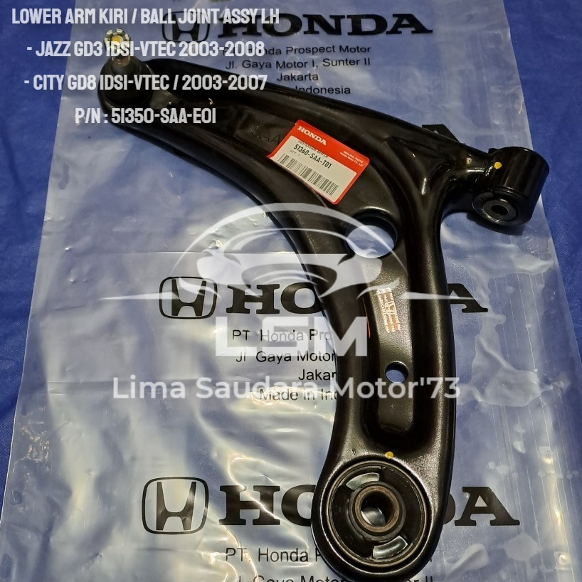 Lower Arm Or Ball Joint Assy/Low Lower Arm Lower Wing Complete Jazz GD3 ...