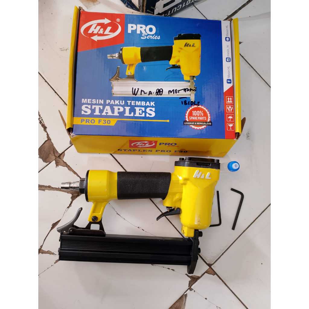 MESIN Staples PRO F30 Air Staples Nail Shooting Machine | Shopee Malaysia