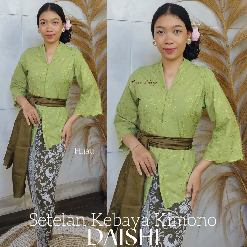 Daishi Kimono Kebaya Suit And Knit Stretch Skirt Bottoms Free Modern ...