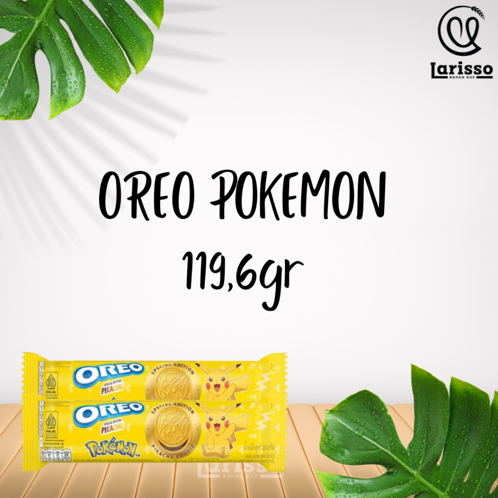 Oreo POKEMON WITH CHOCOLATE And BANANA 199.6gr | Shopee Malaysia
