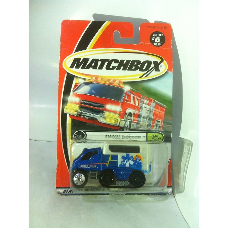 Matchbox. 2001 Team Tundra - 6. Arctic Track Truck Snow Doctor Tracker ...