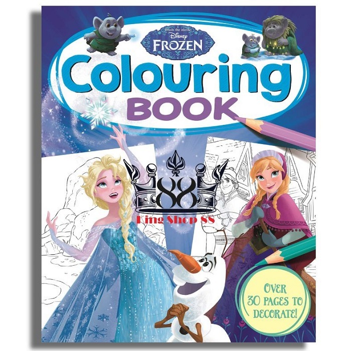 Coloring book "SIMPLY COLOURING DISNEY FROZEN" | Shopee Malaysia