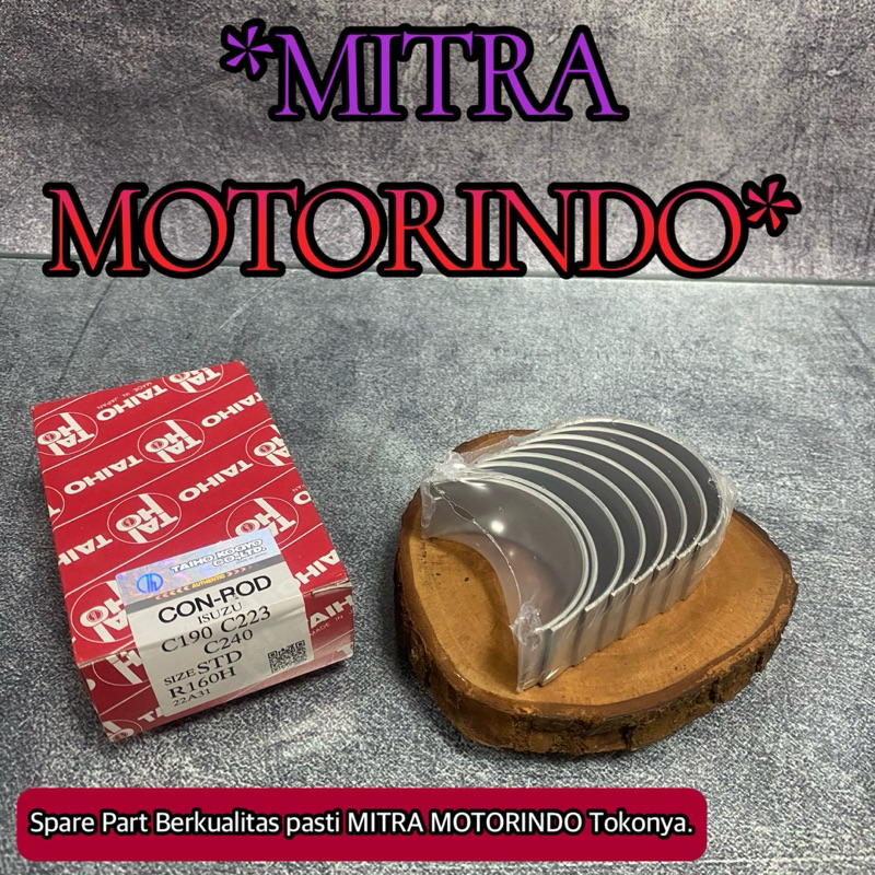 Metal Road,Con Rod Bearing Isuzu Panther 2.3cc C190/C223/C240 R160H STD Made In Japan | Shopee ...
