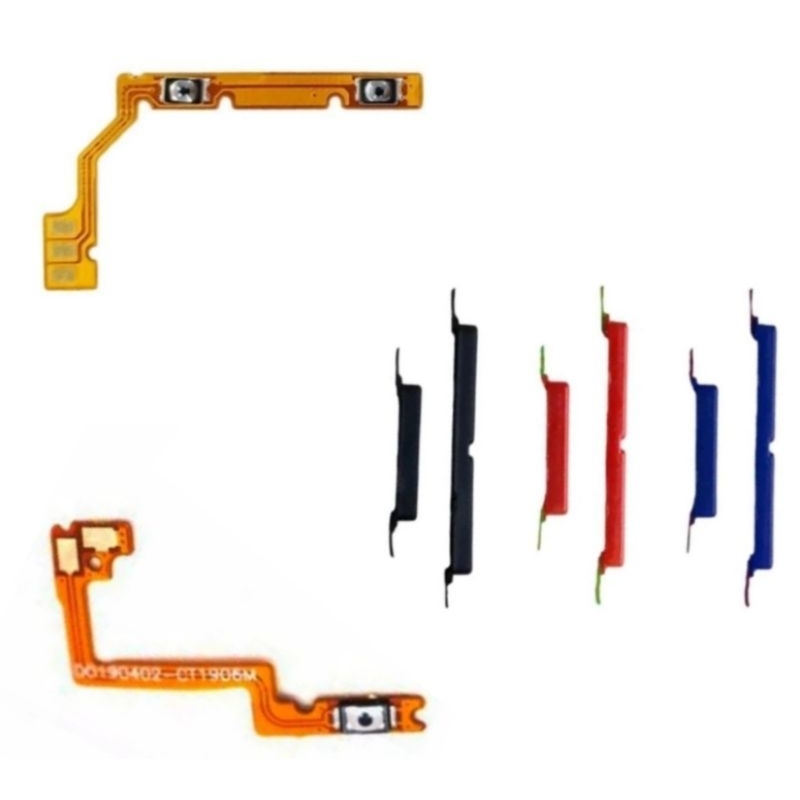 TOMBOL Flexible Button Button ON OF/VOLUME OPPO A3S Cph 1803/REALME C1 ...