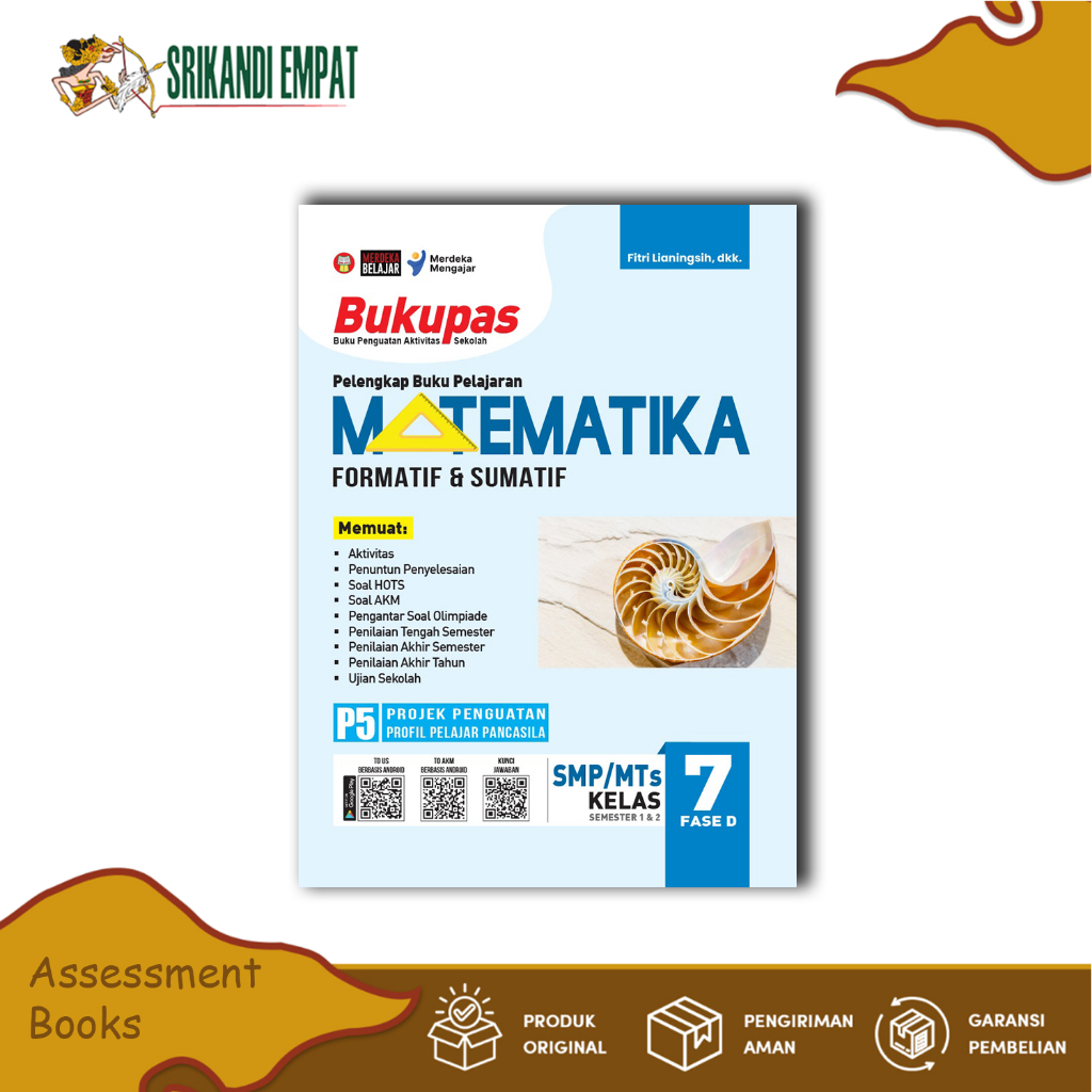 Complementary Book Of Mathematics Textbook Junior High School/MTS Grade ...