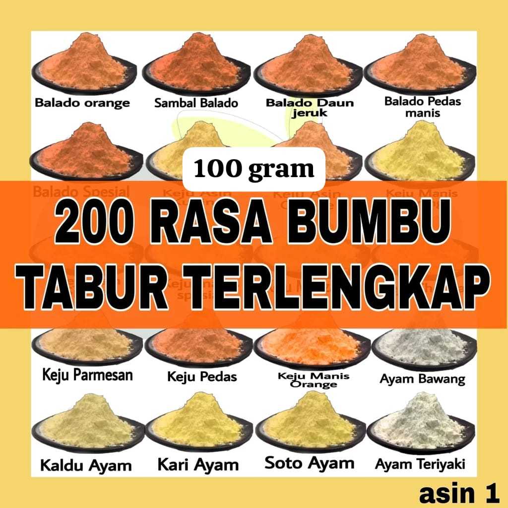 Selling Spices Sowing Assorted Flavors Balado Chicken Cheese 100 Grams ...