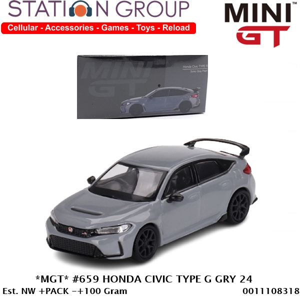 MINI GT 659R HONDA CIVIC TYPE R GRAY 24 - DIECAST | Shopee Malaysia