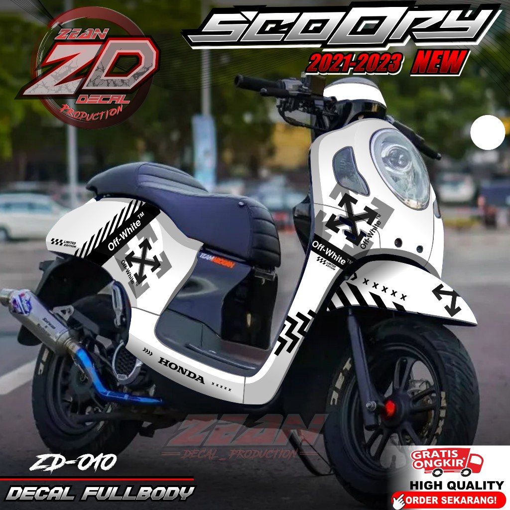 Latest Scoopy Motorcycle Decal Sticker New 2021 2022 2023 2024 Full ...
