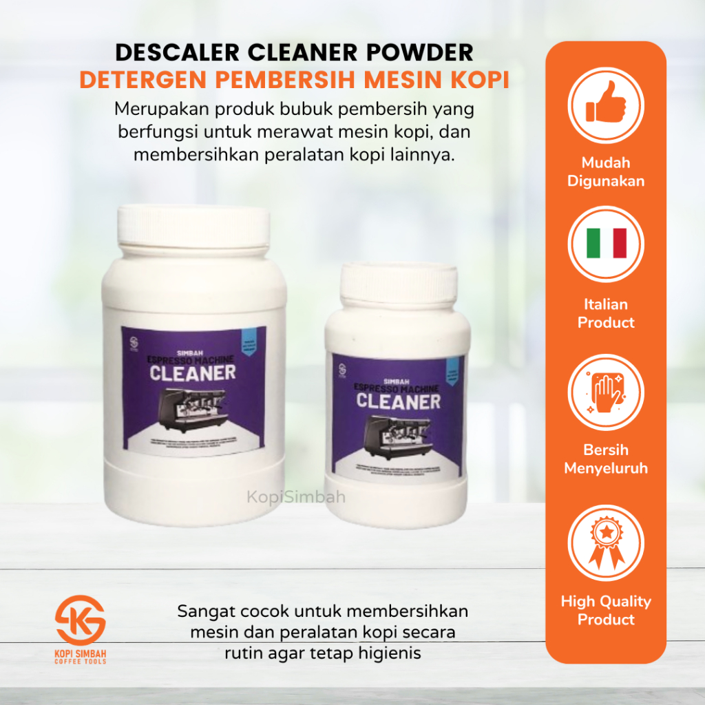 MESIN Powder Descaler Coffee Machine Cleaner Powder Simbah Detergent ...