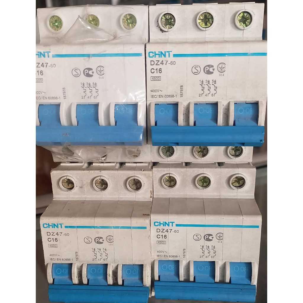 Mcb 16 Ampere 3 Phase Chint Brand | Shopee Malaysia