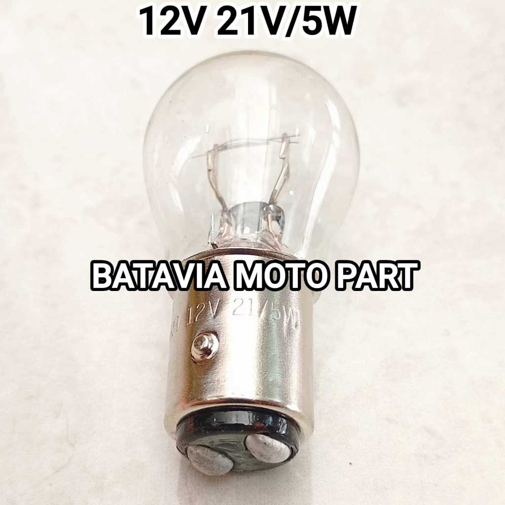 Bellford UNIVERSAL Two Leg STOP Light Bulb Size 12V/21/5W | Shopee Malaysia